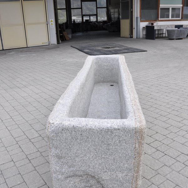 Large rectangular granite trough